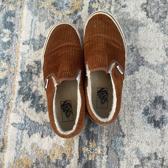 Vans | Shoes | Vans Corduroy Slipon In Rich Brown | Poshmark